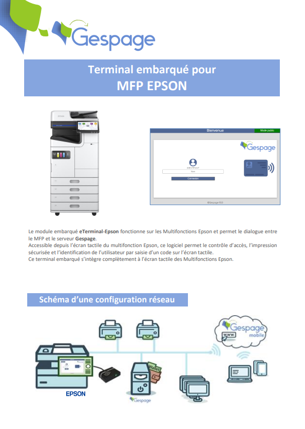 Documentation Gespage • Gespage, Logiciel de gestion d'impressions