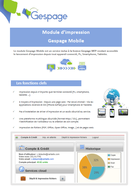 Module Gespage Mobile documentation • Gespage